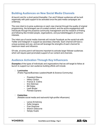 Social Launch Playbook | PDF