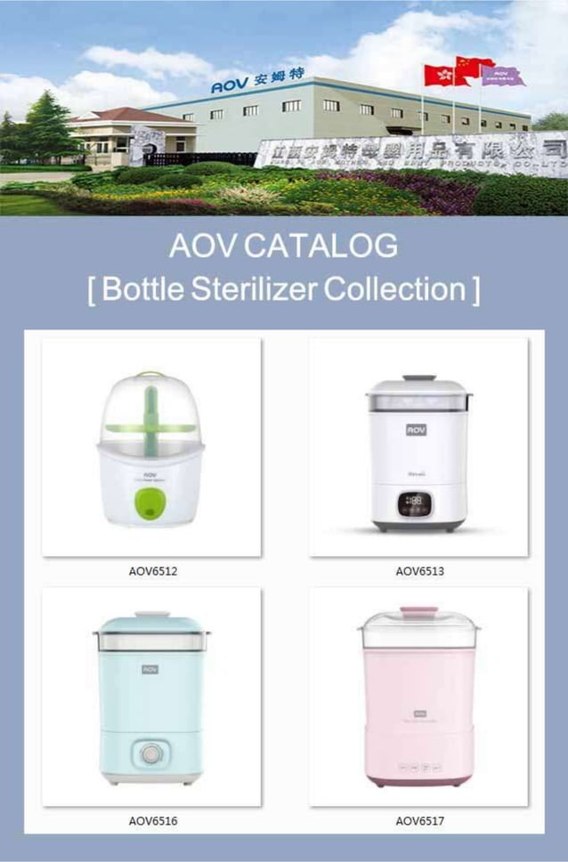 AOV Product Catalog (Bottle Sterilizer) | PPTX