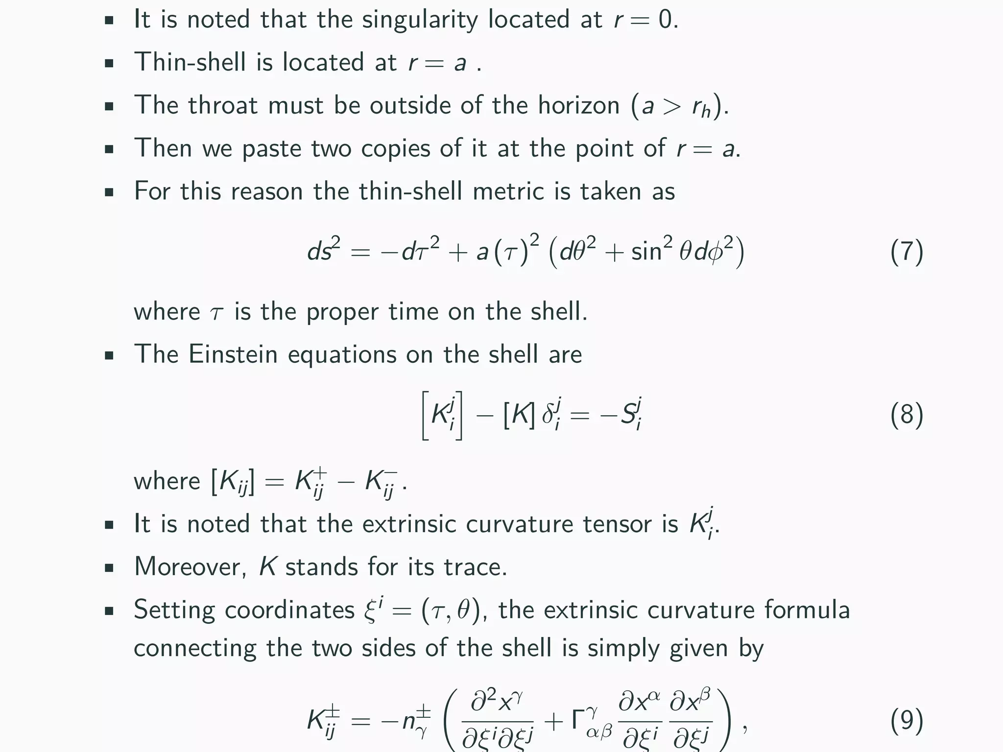 THIN-SHELL WORMHOLES AND GRAVASTARS PUCV SEMINAR 2017 | PDF | Physics | Science