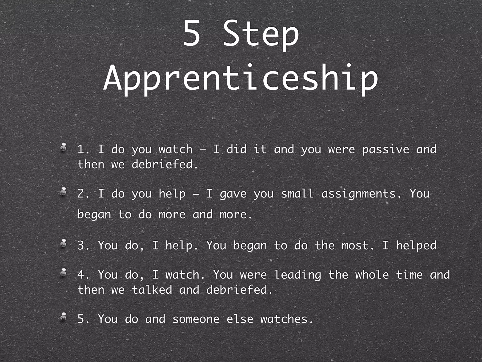 Simple Apprenticeship process | PPT