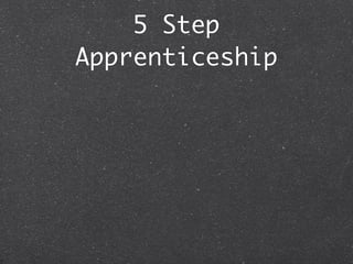 Simple Apprenticeship process | PPT