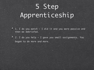 Simple Apprenticeship process | PPT