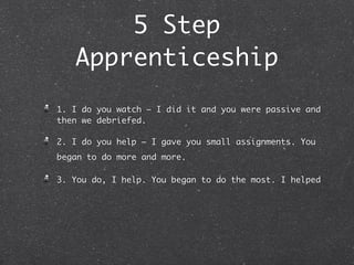 Simple Apprenticeship process | PPT