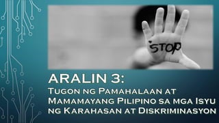 Araling Panlipunan 10 Quarter 3 Lesson 3 | PDF
