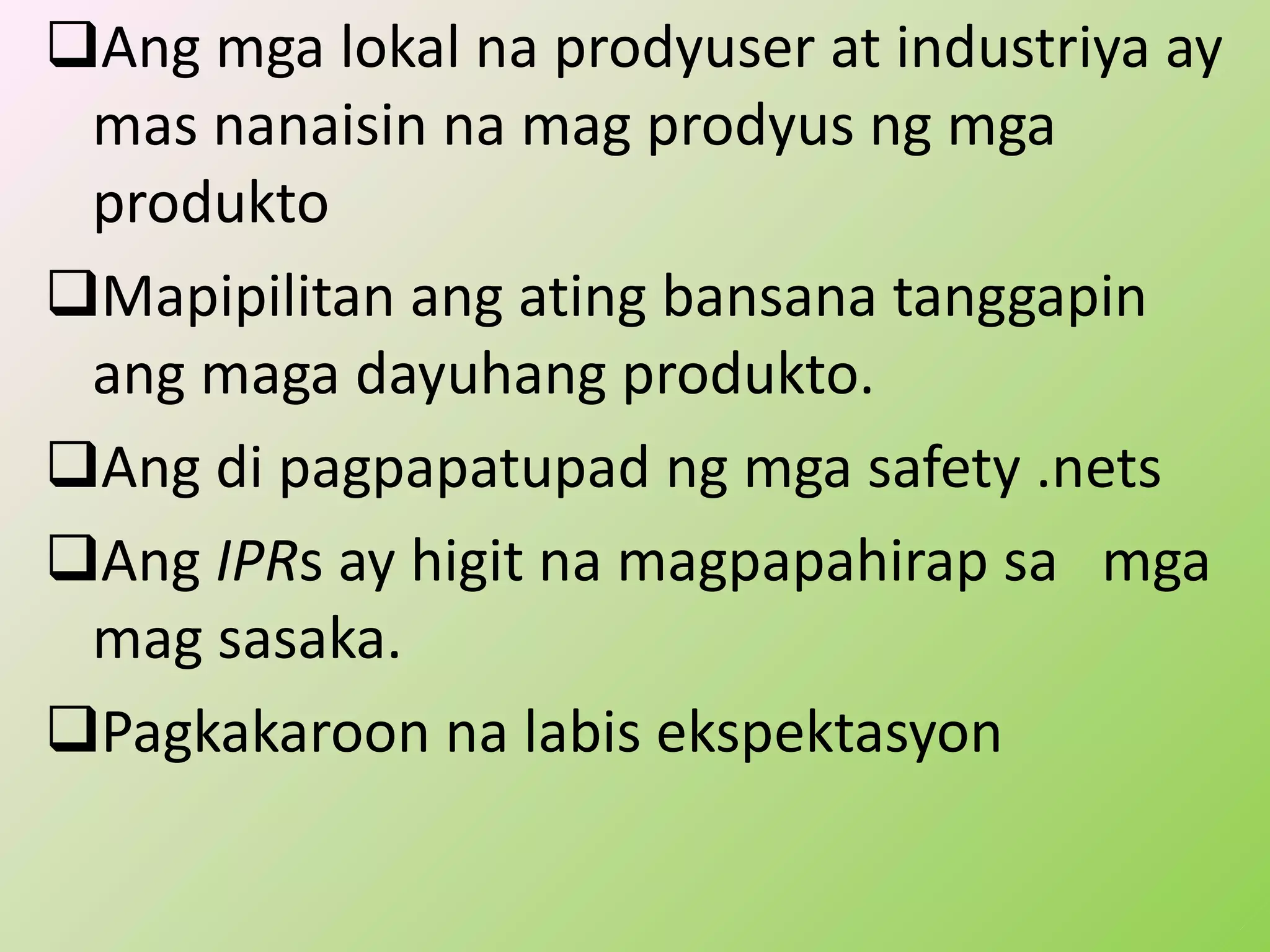 Kalakalang Panloob at Panlabas | PPT