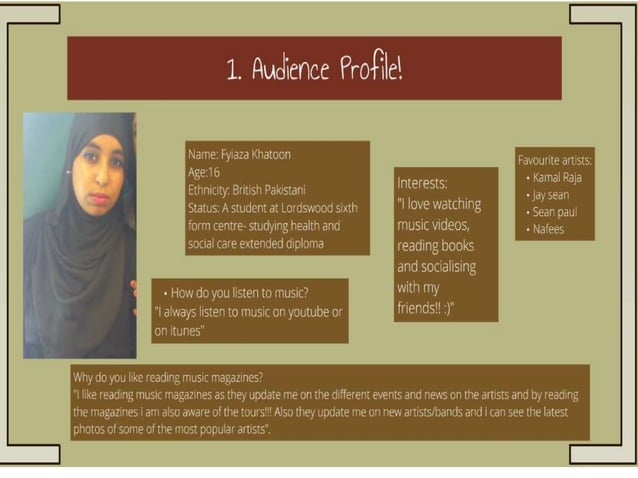 Audiences profiles! | PPT