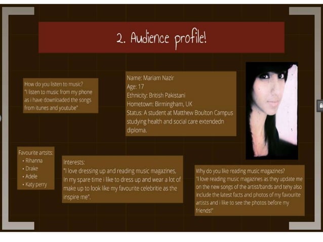 Audiences profiles! | PPT