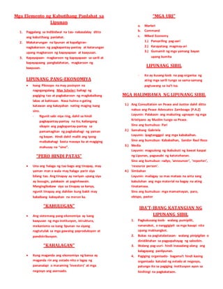 Araling Panlipunan | DOCX
