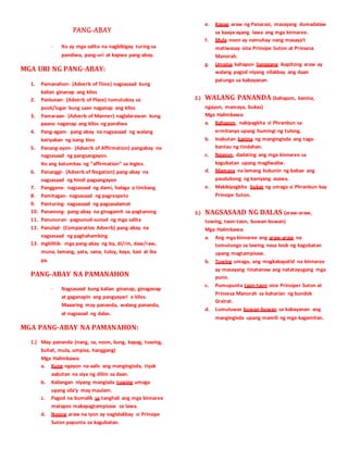 Araling Panlipunan | DOCX