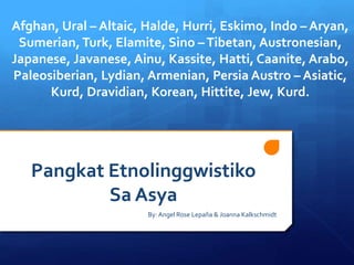 Pangkat Etnolinggwistiko | PPTX