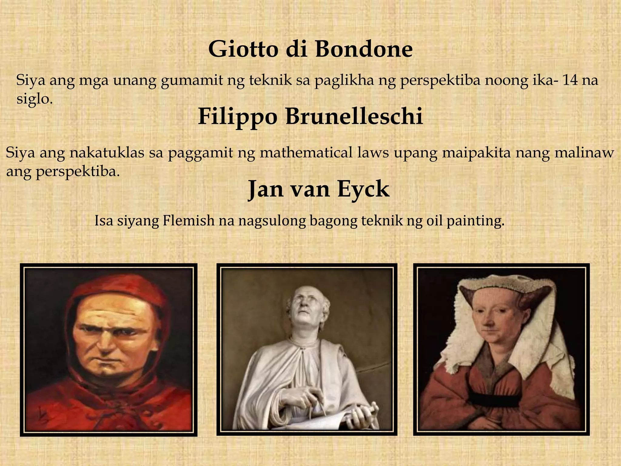 Sining sa Renaissance Period | PPTX