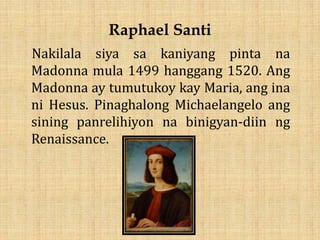 Sining sa Renaissance Period | PPTX