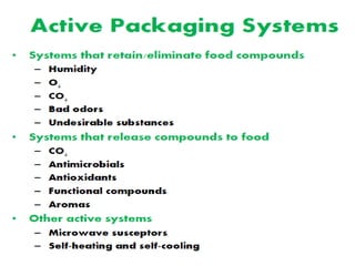 Active Packaging | PPTX
