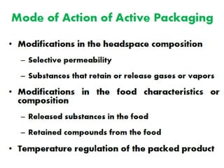 Active Packaging | PPTX