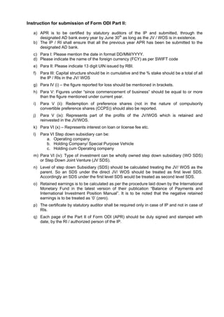 Simplification in Overseas Direct Investment Reporting | PDF