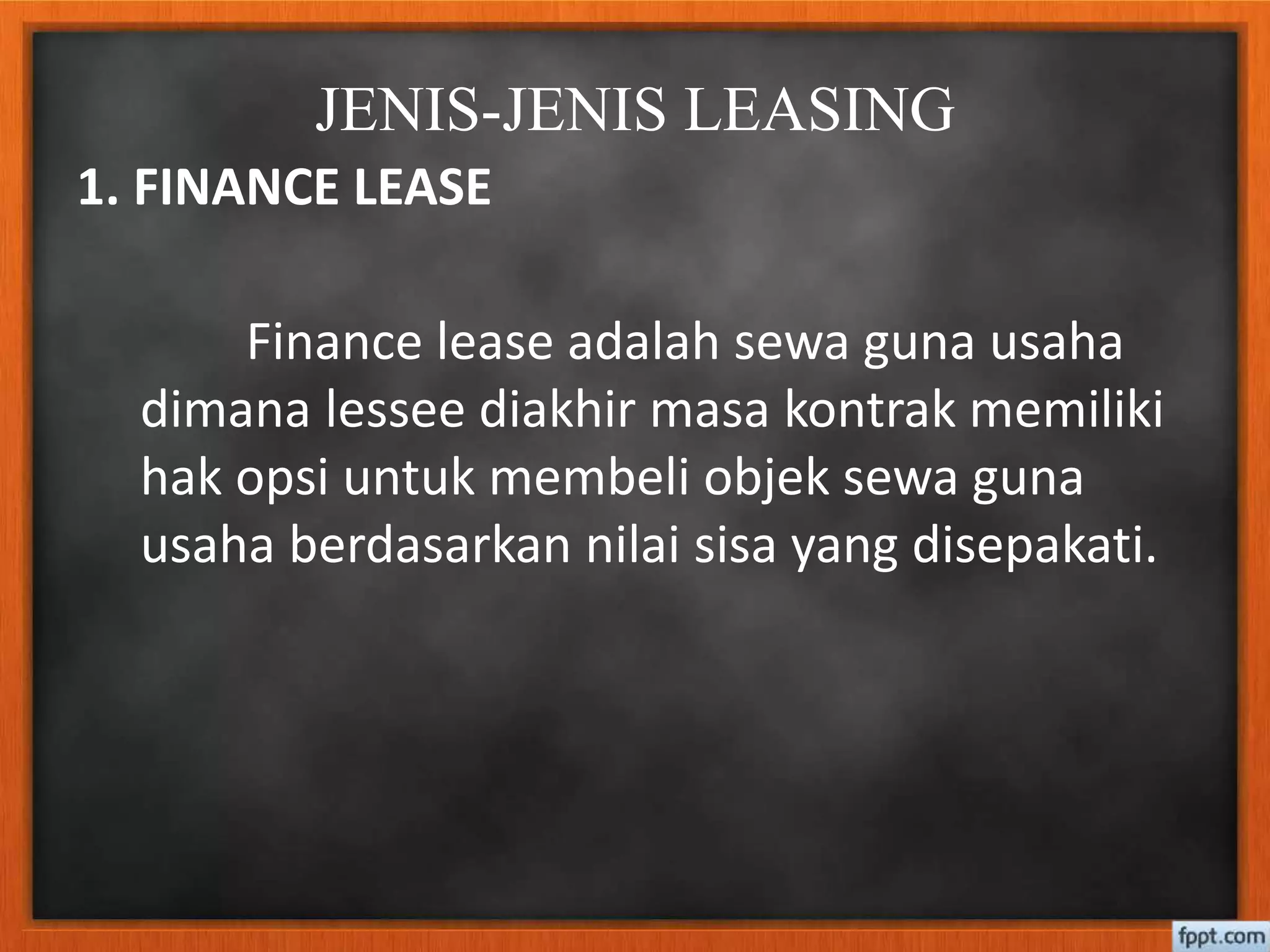 SEWA GUNA USAHA (LEASING) | PPTX
