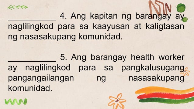Araling Panlipunan Quarter 3 Week 7 Mabuting Pinuno | PPTX