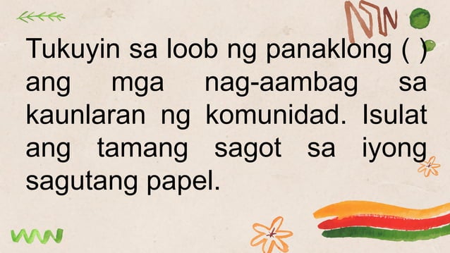 Araling Panlipunan Quarter 3 Week 7 Mabuting Pinuno | PPTX