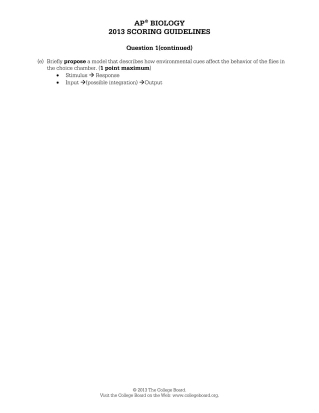 Ap 2013-biology-scoring-guidelines | PDF