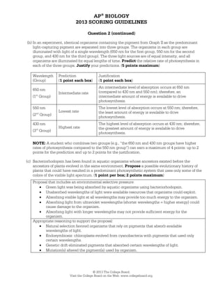Ap 2013-biology-scoring-guidelines | PDF