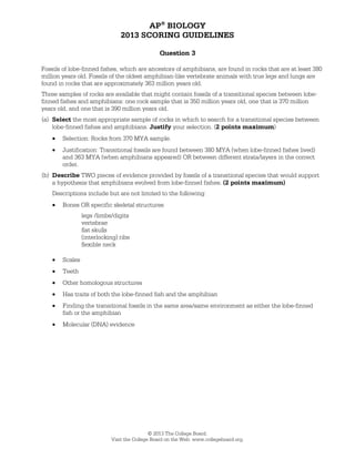 Ap 2013-biology-scoring-guidelines | PDF