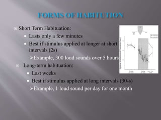 habituation and adaptatioh | PPTX
