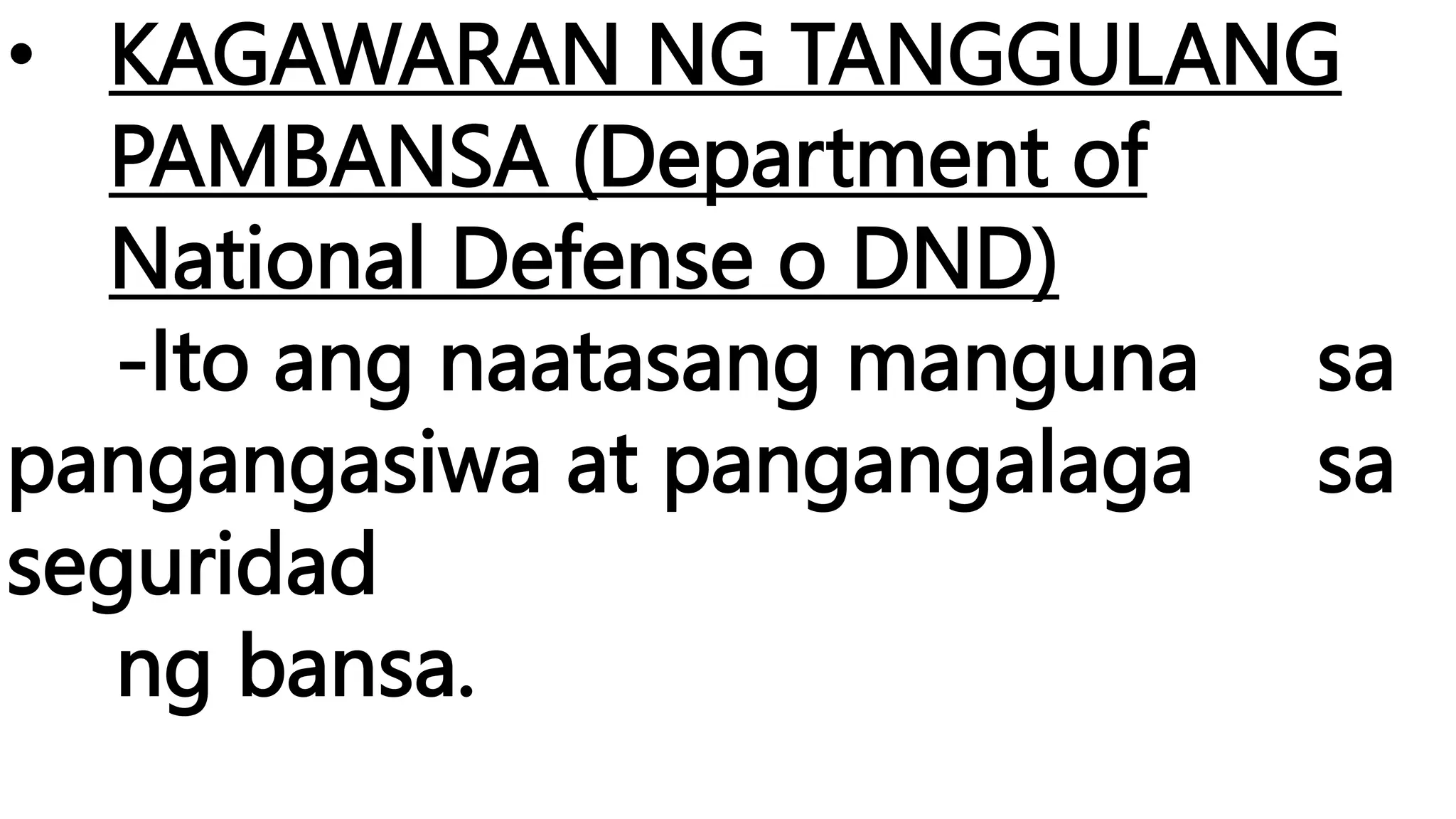 Aralin Panlipunan Grade 4 (3rd Quarter) - Ang mga Namumuno sa Bansa.pptx