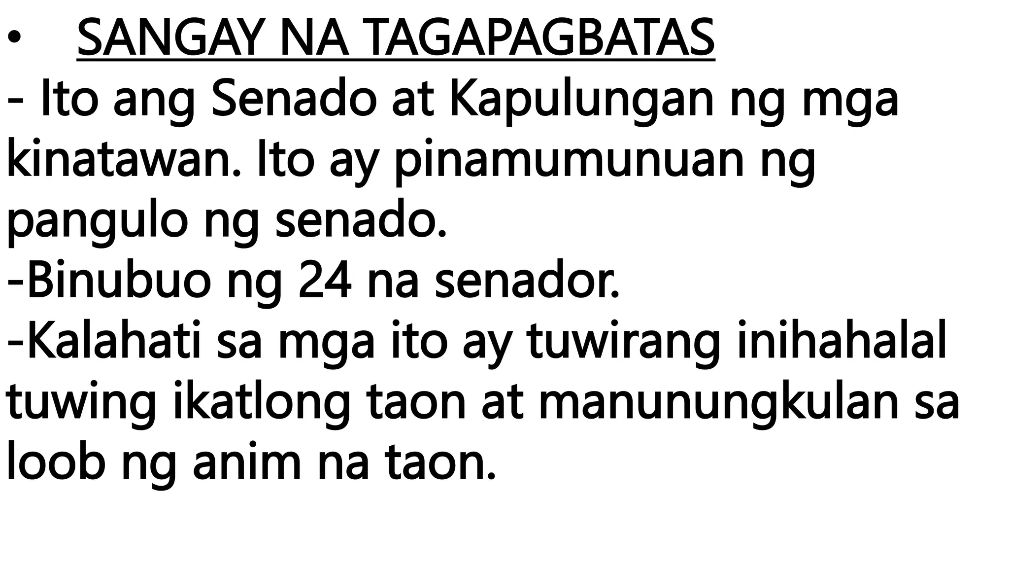 Aralin Panlipunan Grade 4 (3rd Quarter) - Ang mga Namumuno sa Bansa.pptx
