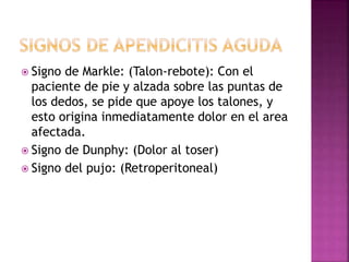 tema de apendicitis aguda en pediatria causas y tratamiento | PPTX