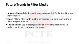 Selection criteria of Filter Media based on application | PPT