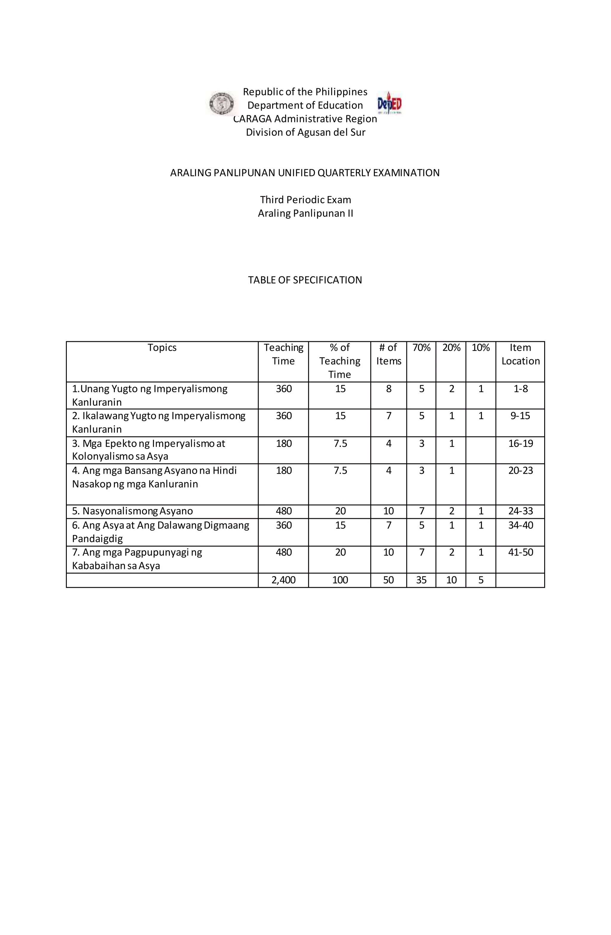 Ap 3 rd grading | PDF