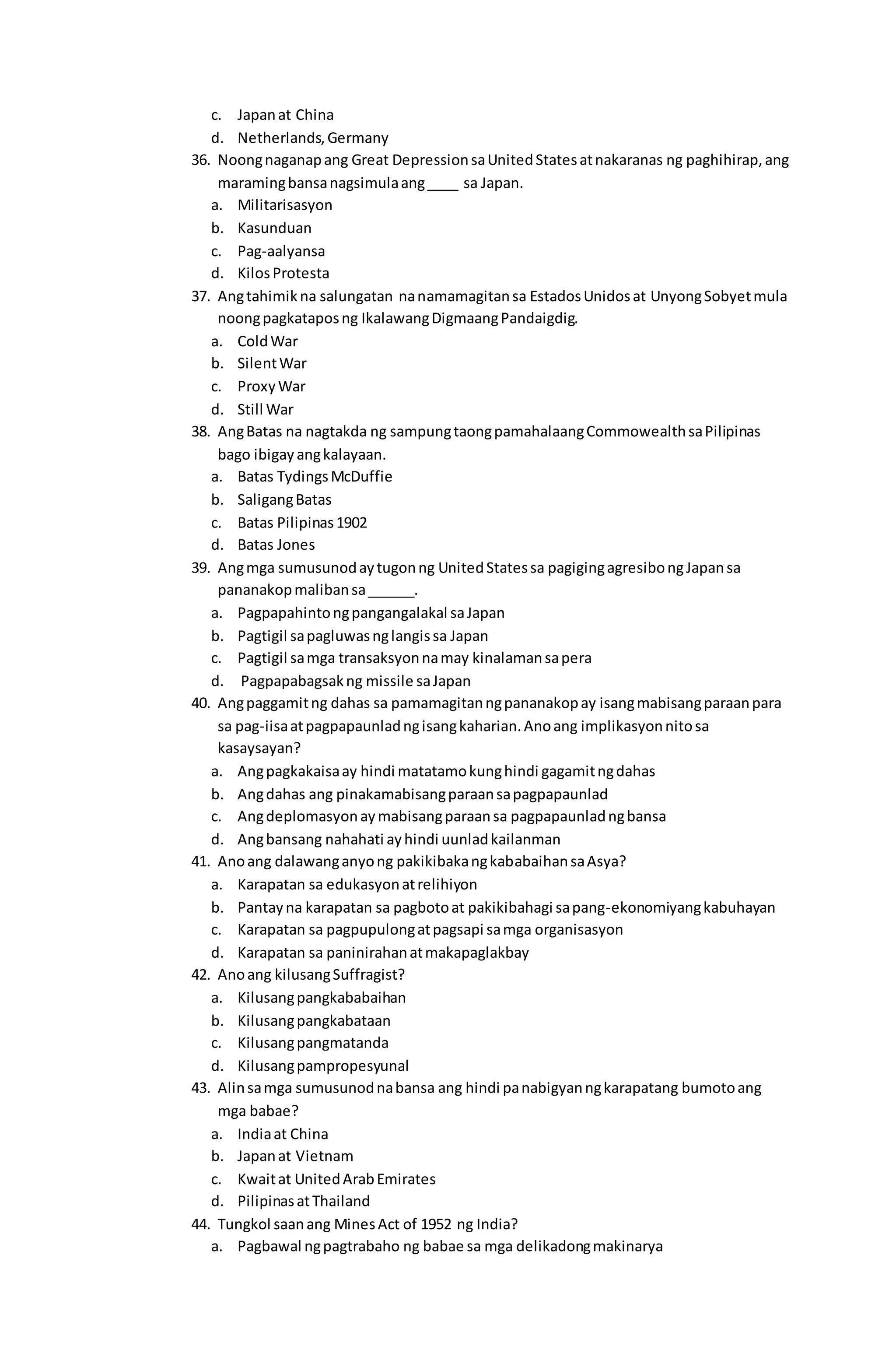 Ap 3 rd grading | PDF