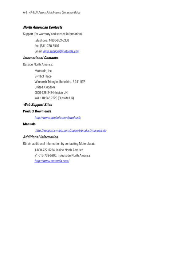 Ap 5131 access point antenna connection guide | PDF