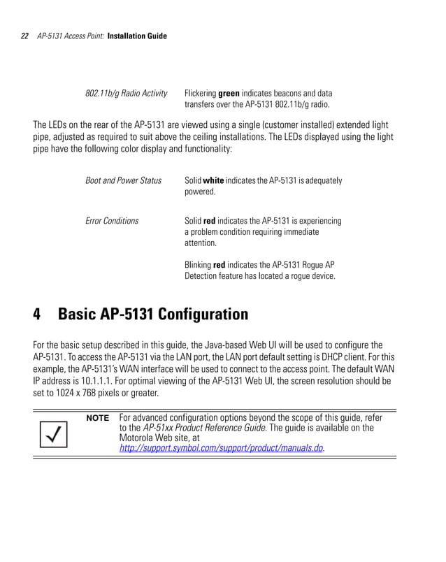 Ap 5131 access point installation guide | PDF | Operating Systems ...