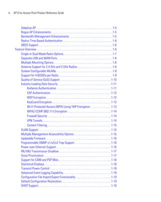 Ap 51xx access point product reference guide | PDF