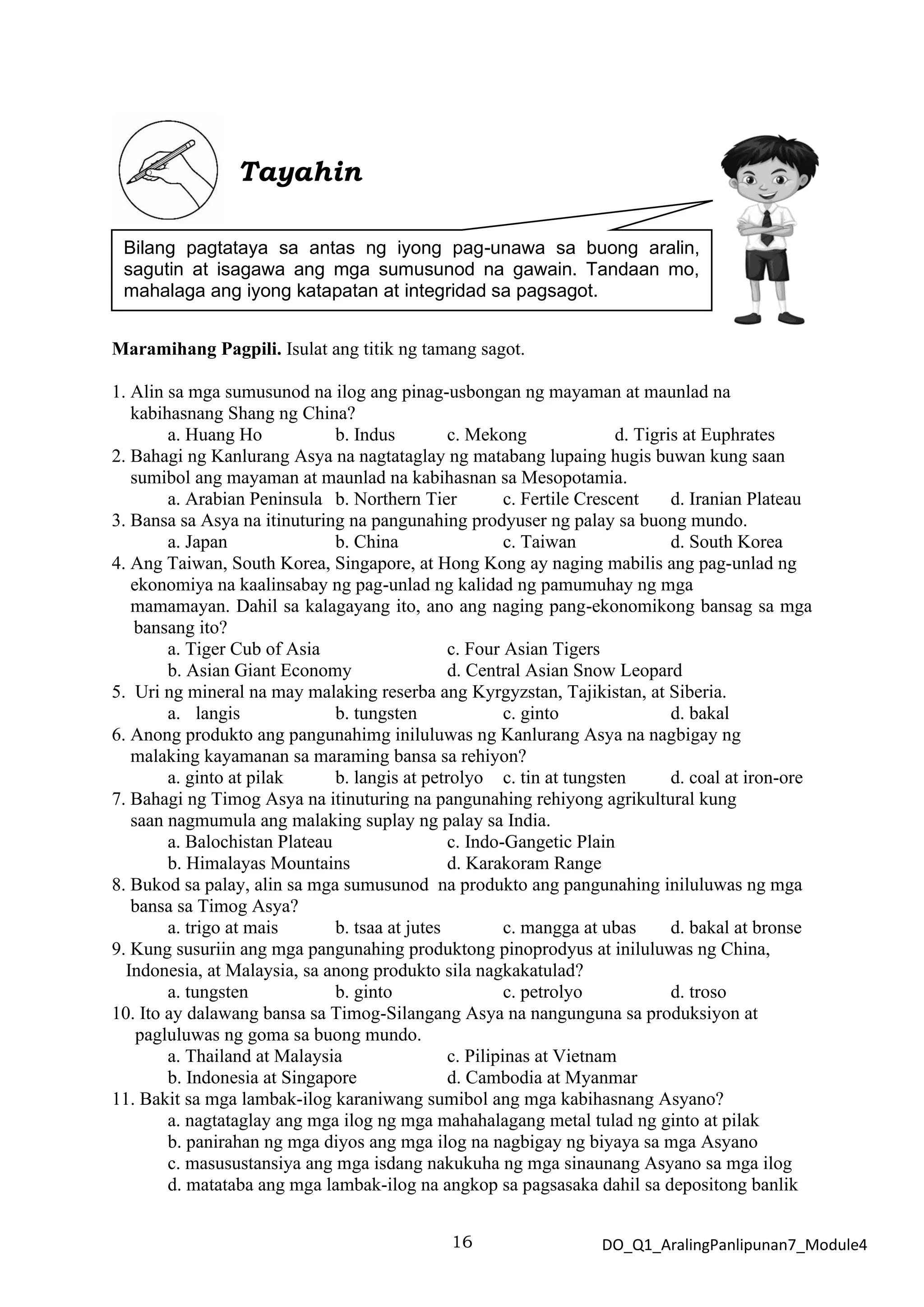 Ap 7 q1-module-4_implikasyon-ng-llikas-na-yaman-ng-asya-reformatted (1 ...
