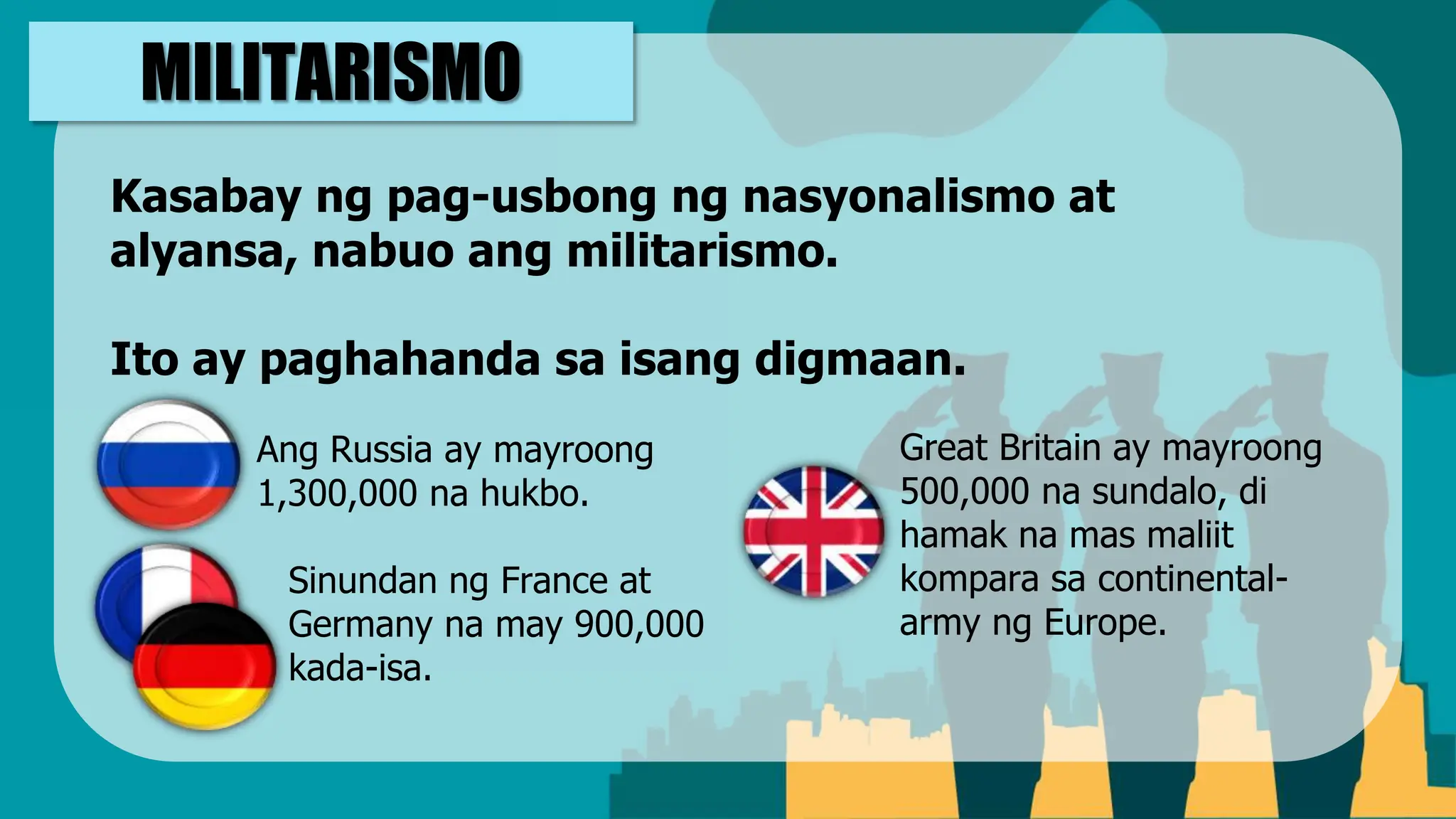 WORLD WAR 1: MGA PANGYAYARI AT EPEKTO NG WORLD WAR 1 | PPTX