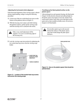 (Ap 8210) millikans oil drop manual | PDF