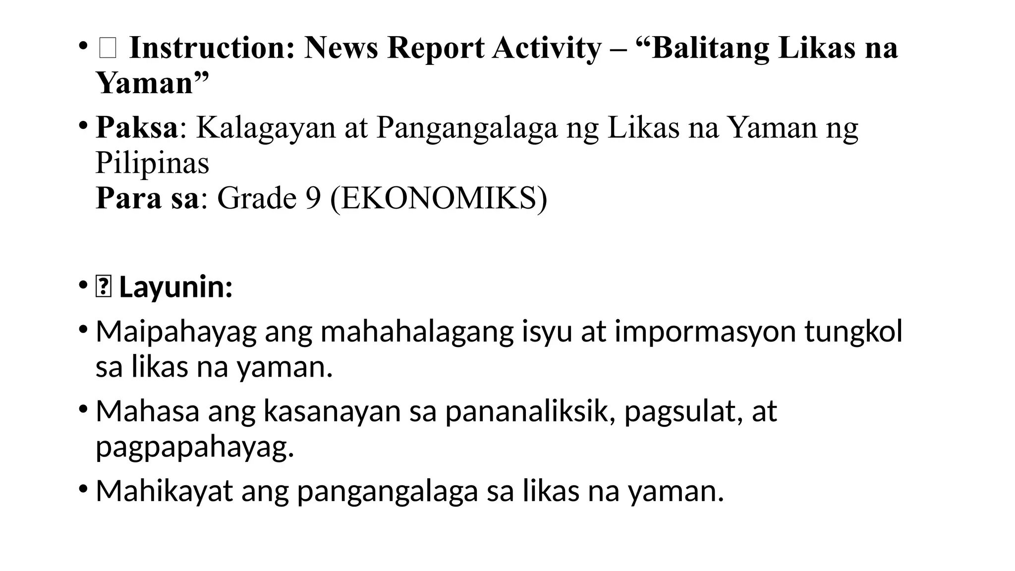 Araling panlipunan_PETA powerpoint presentation | PPTX