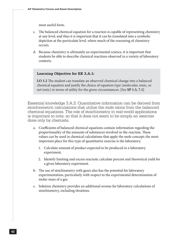 Ap chemistry-course-and-exam-description | PDF