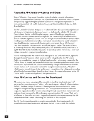 Ap chemistry-course-and-exam-description | PDF