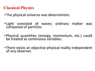physics quantum concepts powerpoint presentation | PDF