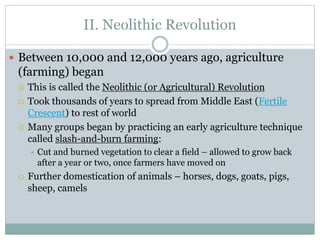 ap-early-human-history-notes1.ppt | Geology | Science