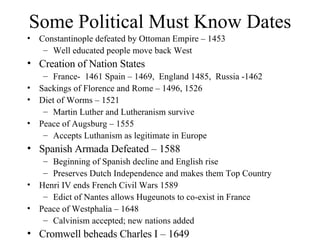 AP European History Overview 1450-1650 | PPT