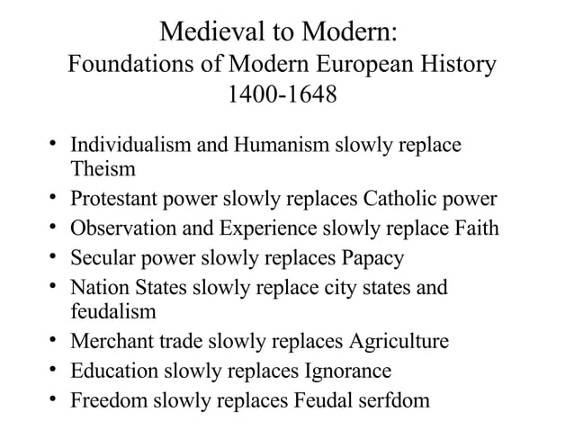 AP European History Overview 1450-1650 | PPT