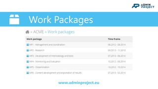 AdminProject management system - short presentation | PPT