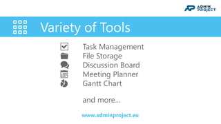AdminProject management system - short presentation | PPT