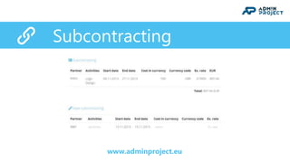 AdminProject management system - short presentation | PPT