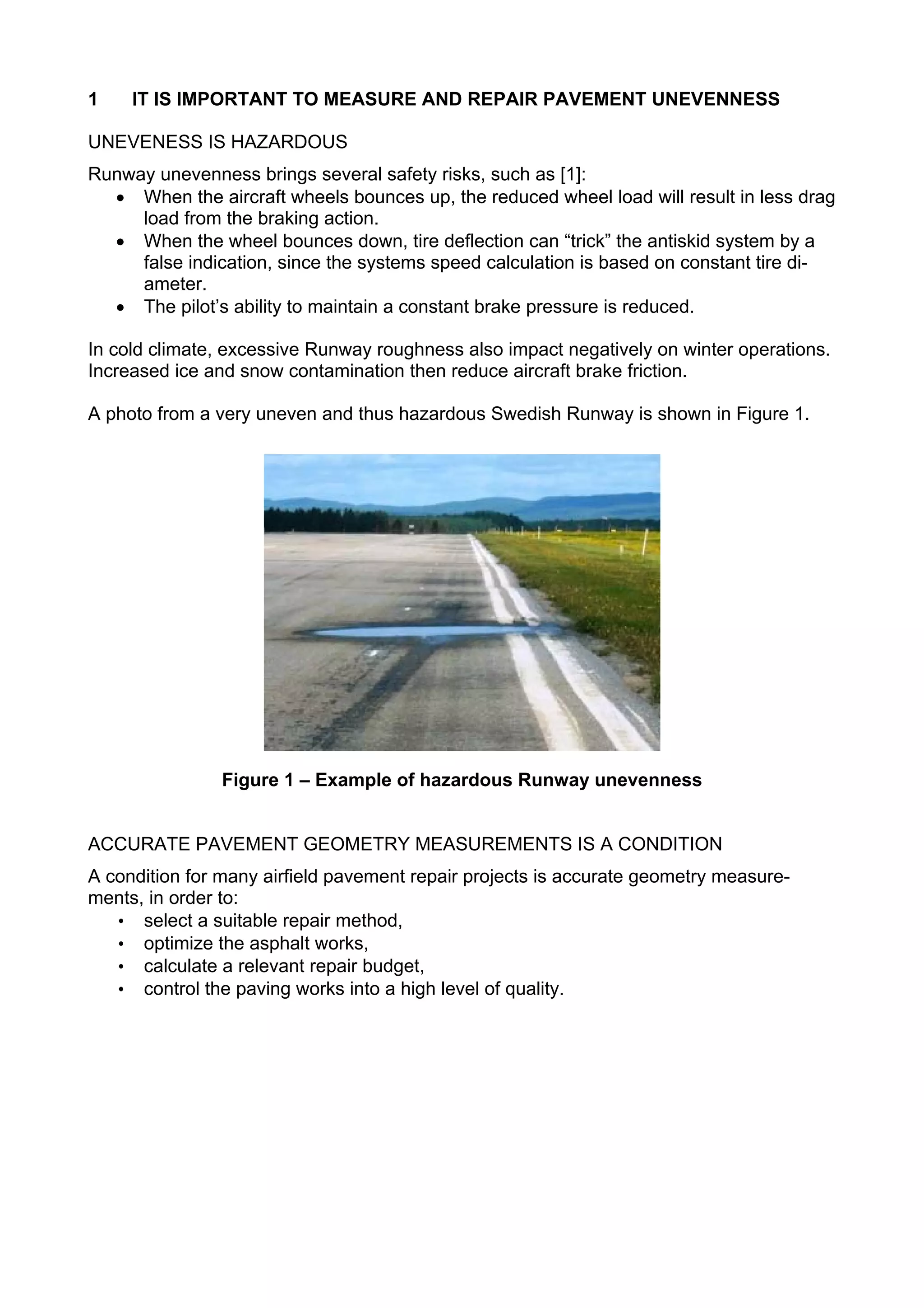 Accurate Measurement of Runway Pavement Geometries | PDF