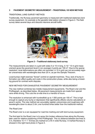Accurate Measurement of Runway Pavement Geometries | PDF